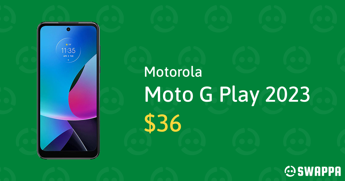 Moto G Play 2023 - TracFone, Navy Blue, 32GB, 3GB - LZFB74458 - Swappa