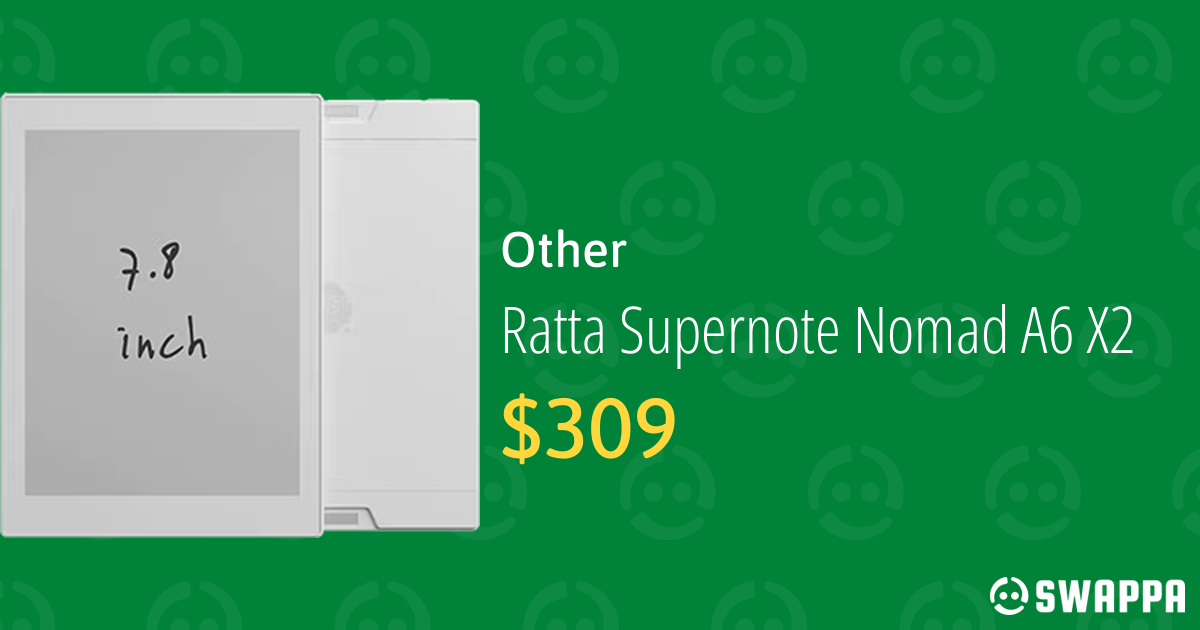 Ratta Supernote Nomad A6 X2 - Clear - LZFC35934 - Swappa