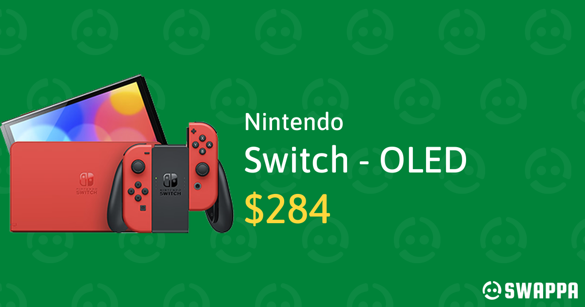 Nintendo Switch - OLED - Red, 64GB, Mario Red Edition - LZFL40955 - Swappa