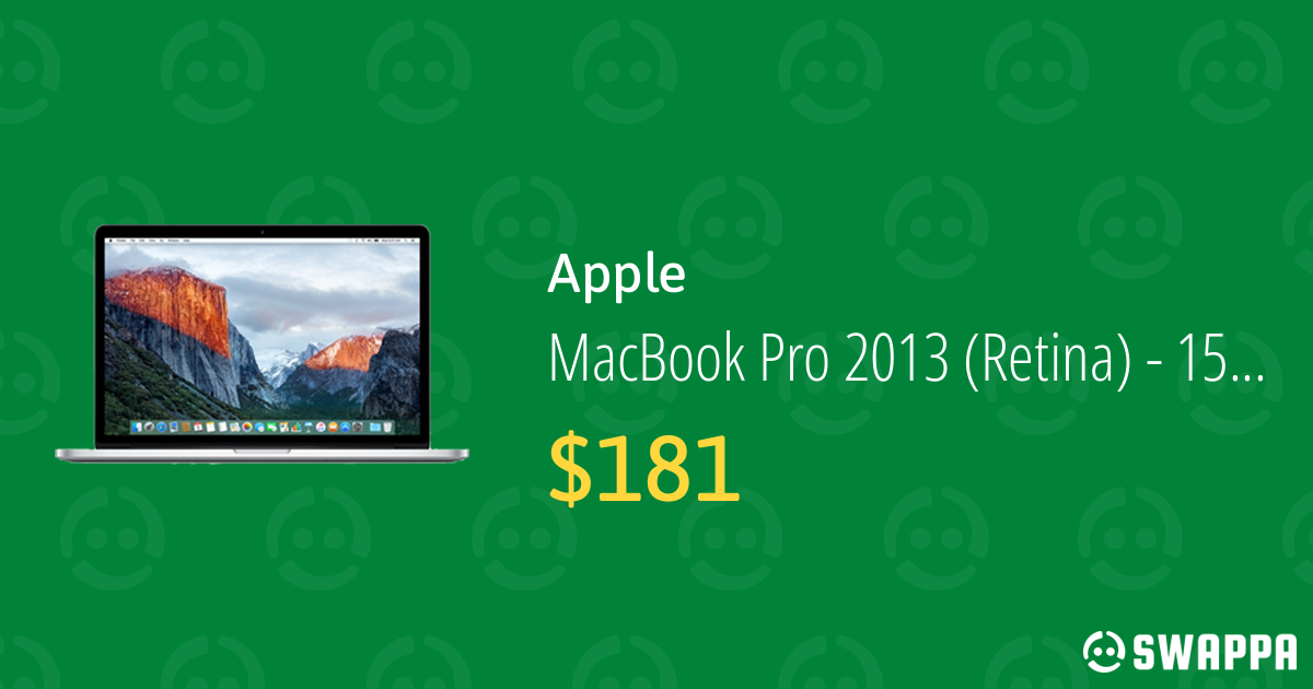 MacBook Pro 2013 (Retina) - 15" - Silver, 750GB, 16GB - LZFO30163 - Swappa