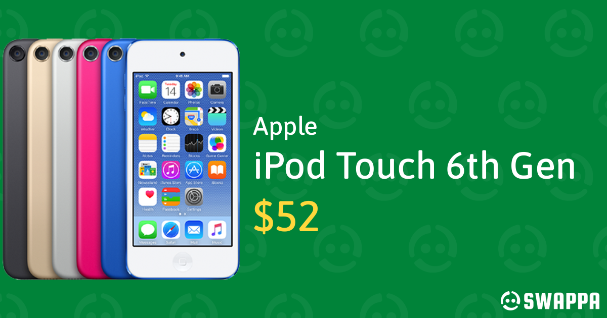 Apple iPod Touch 6th Gen - Wi-Fi, Silver, 128GB - LZFP45734 - Swappa