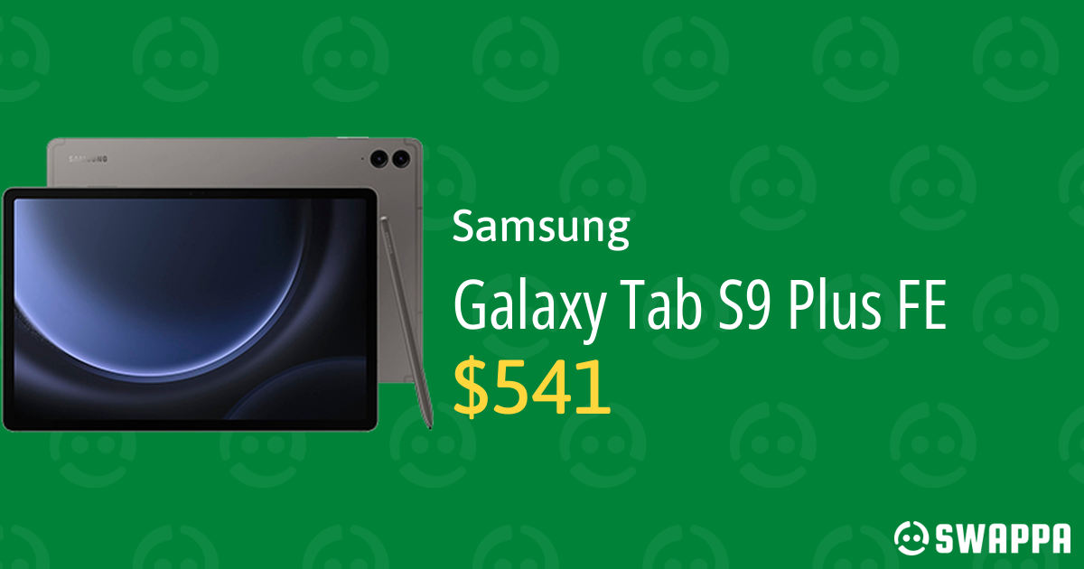 Samsung Galaxy Tab S9 Plus FE - Wi-Fi, Silver, 128GB, 8GB - LZGF66717 ...