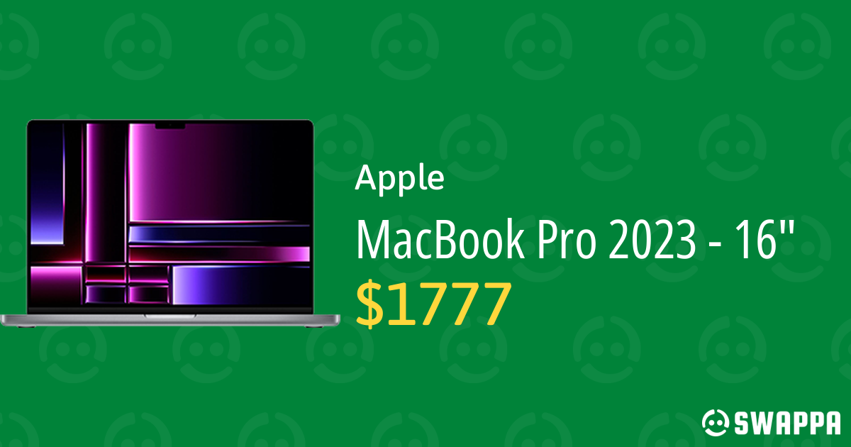 MacBook Pro 2023 - 16" - Apple M2 Pro 12-core, Silver, 1TB, 32GB ...