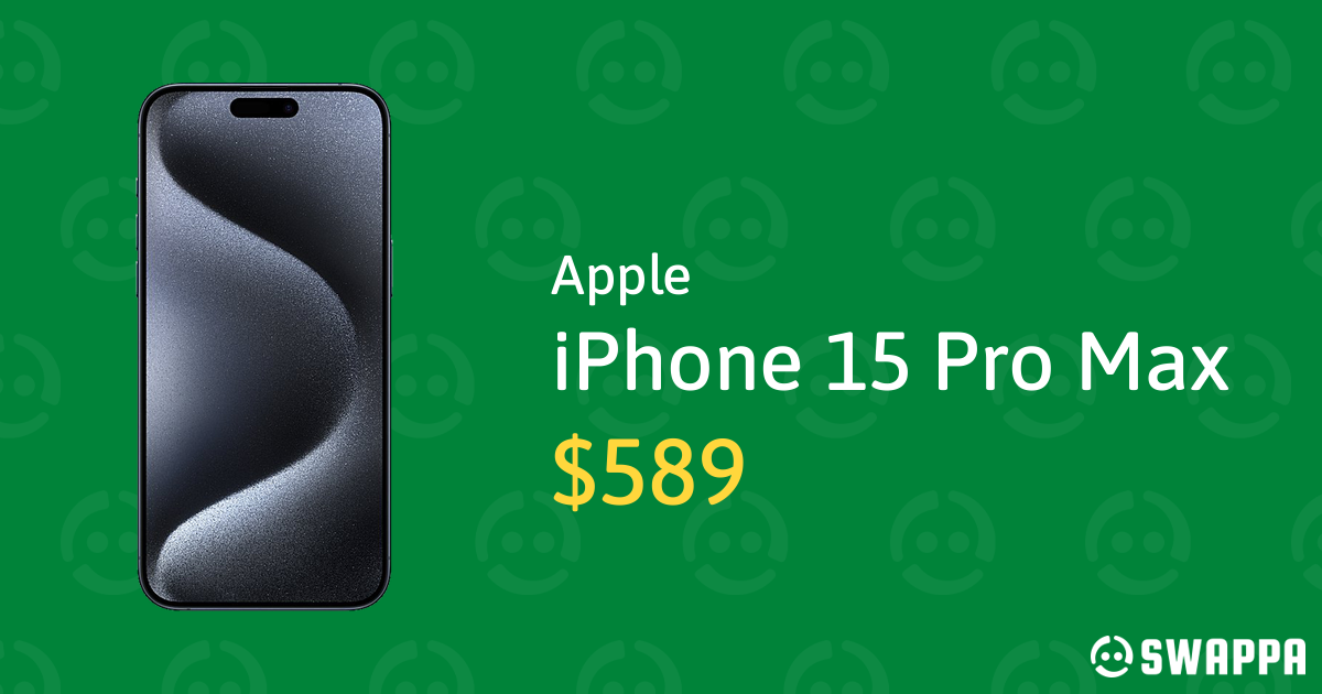 Apple iPhone 15 Pro Max - Spectrum, Blue, 256GB, A2849 - LZGP05291 - Swappa