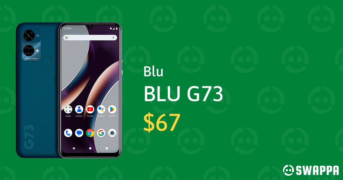 BLU G73 - Unlocked, Blue, 128GB, 6GB - LZHH96476 - Swappa