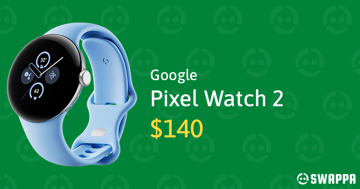 Google Pixel Watch 2 - Wi-Fi, Silver, Wi-Fi - LZHQ90878 - Swappa
