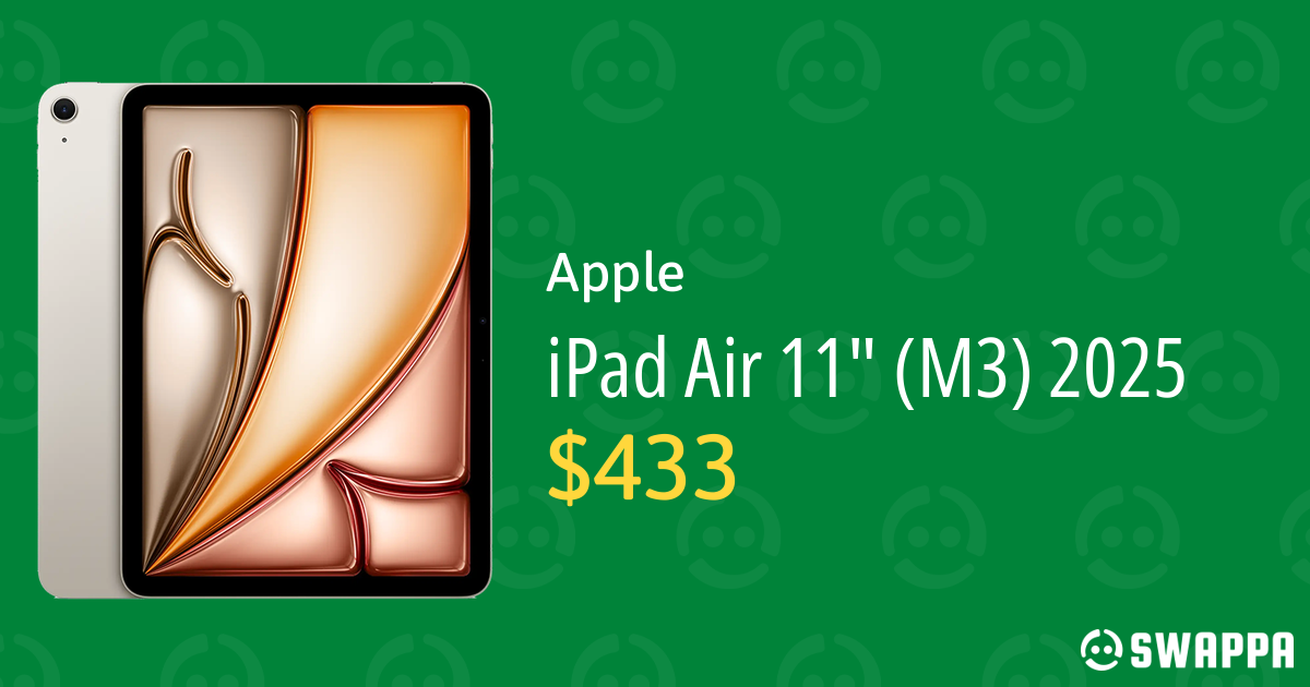 Apple iPad Air 11" (M3) 2025 - Wi-Fi, Starlight, 128GB, A3266 ...