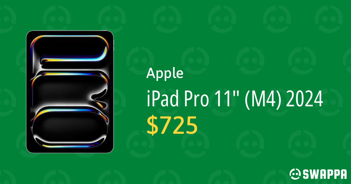 Apple iPad Pro 11" (M4) 2024 - Wi-Fi, Silver, 256GB, 8GB, A2836 ...
