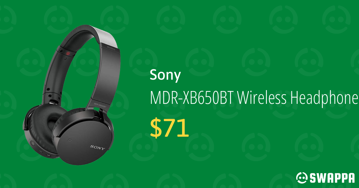 Sony MDR-XB650BT Wireless Headphones - Black - LZIB69302 - Swappa
