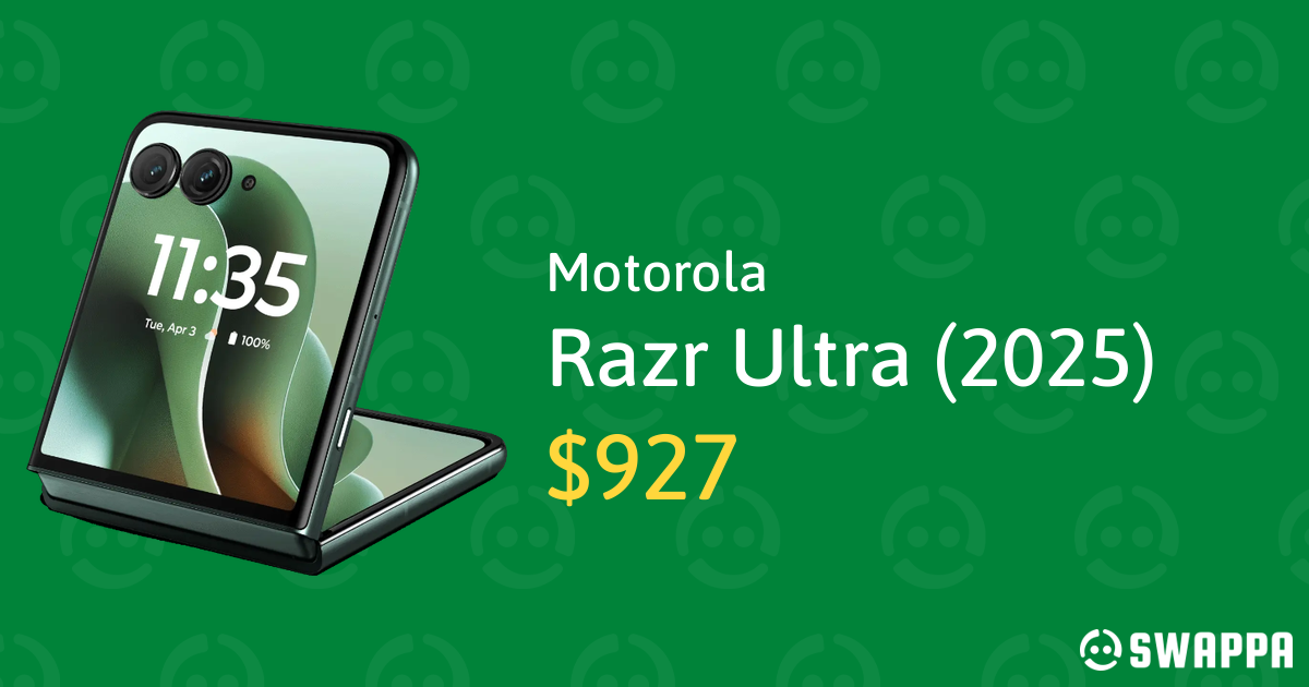 Motorola Razr Ultra (2025) - Unlocked, PANTONE Scarab, 1TB, 16GB ...