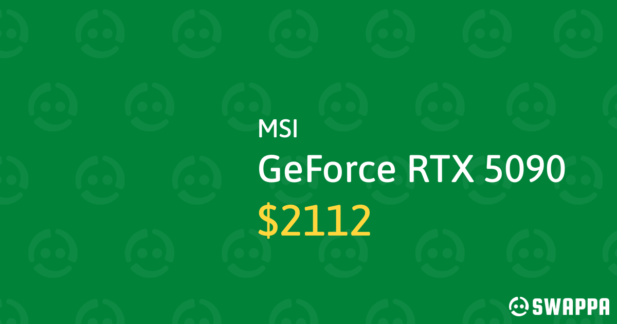 MSI GeForce RTX 5090 - G5090-32GTC, GAMING TRIO OC - LZIP05674 - Swappa