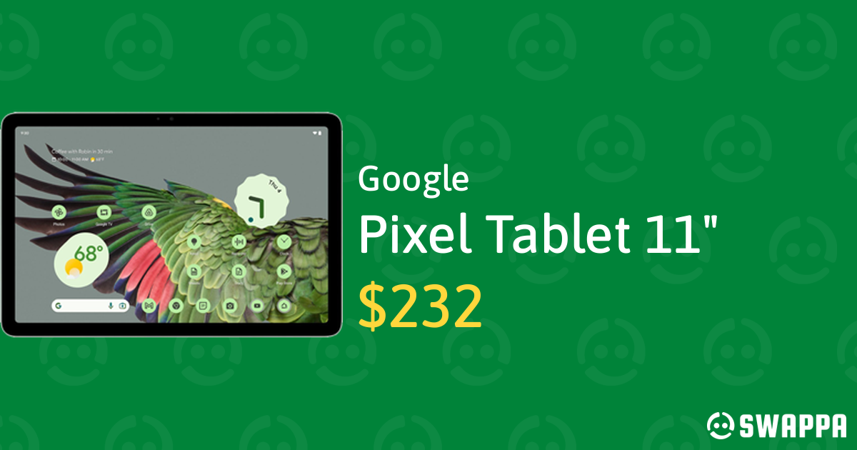 Google Pixel Tablet 11" - Wi-Fi, Hazel, 128GB, 8GB, NO Dock - LZLY39279 ...