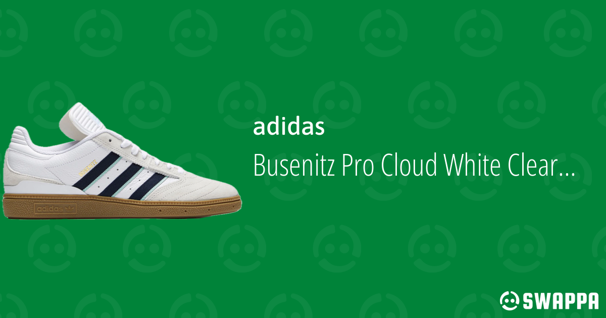 adidas Busenitz Pro Cloud White Clear Mint - Swappa