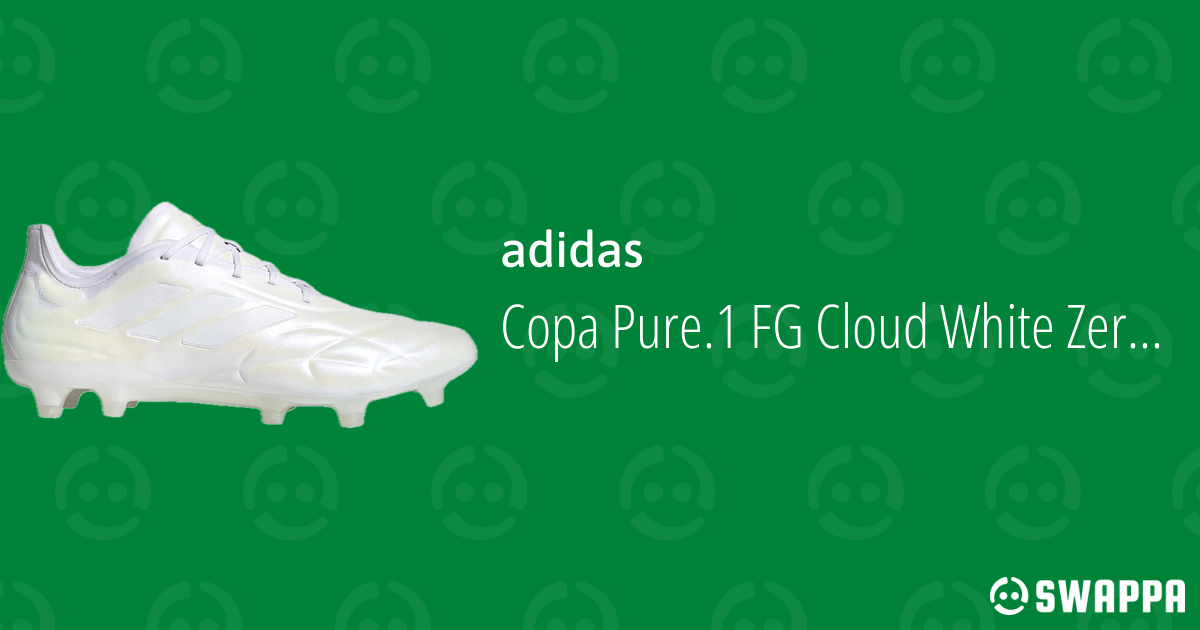 adidas Copa Pure.1 FG Cloud White Zero Metallic - Swappa