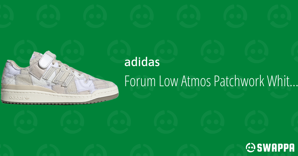 adidas Forum Low Atmos Patchwork White Tint - Swappa