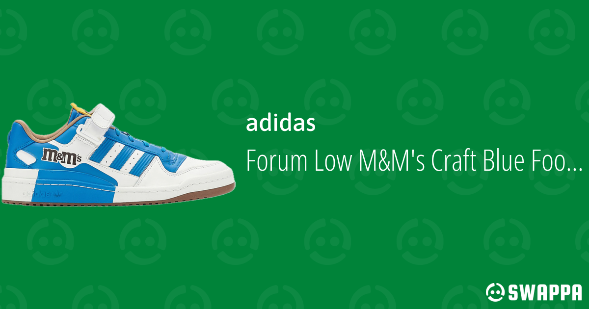 adidas Forum Low M&M's Craft Blue Footwear White EQT Yellow - Swappa