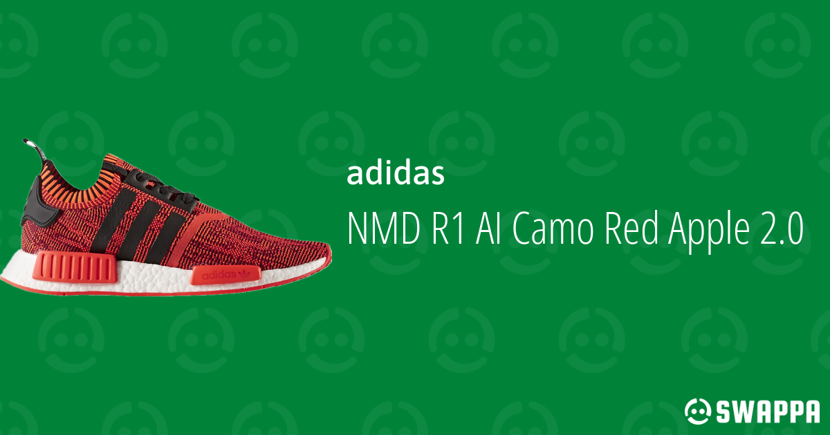 adidas NMD R1 AI Camo Red Apple 2.0 - Swappa