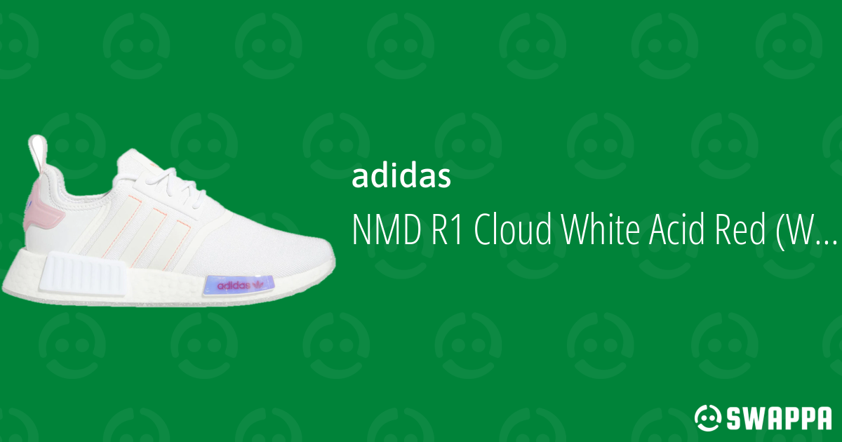 adidas NMD R1 Cloud White Acid Red (Women's) - GW5679 - Swappa