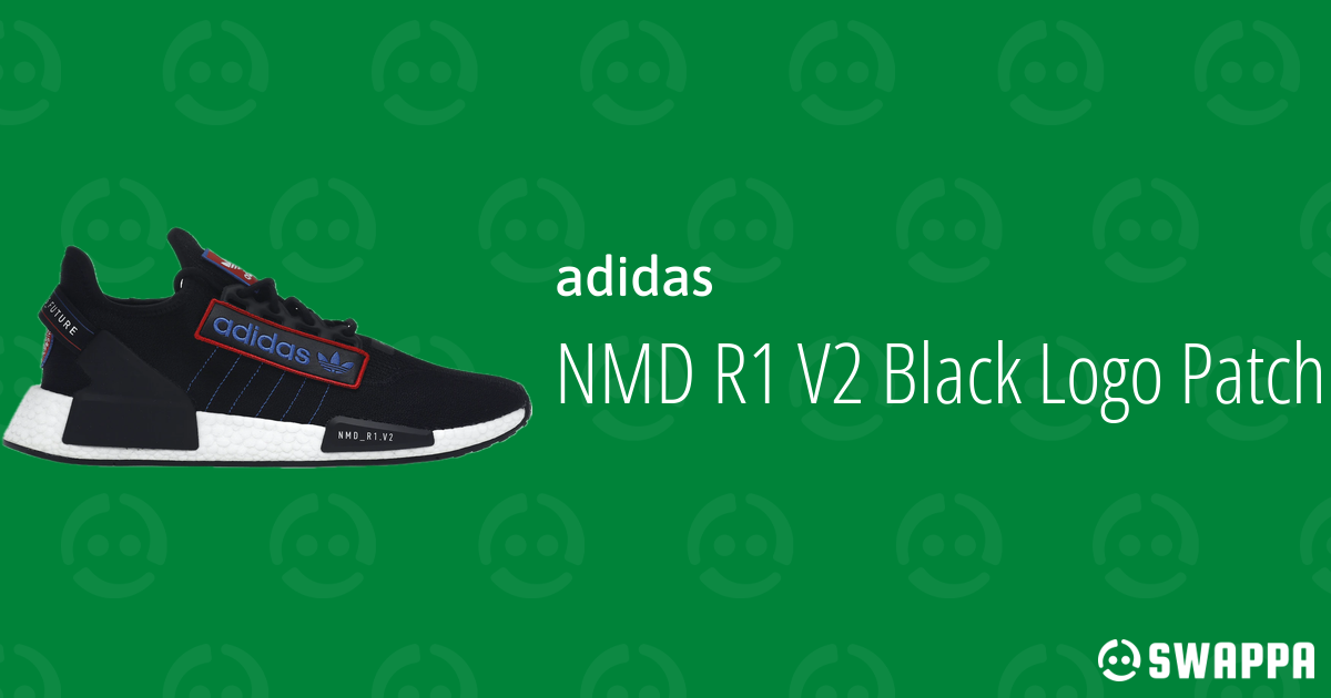 adidas NMD R1 V2 Black Logo Patch - GX6266 - Swappa