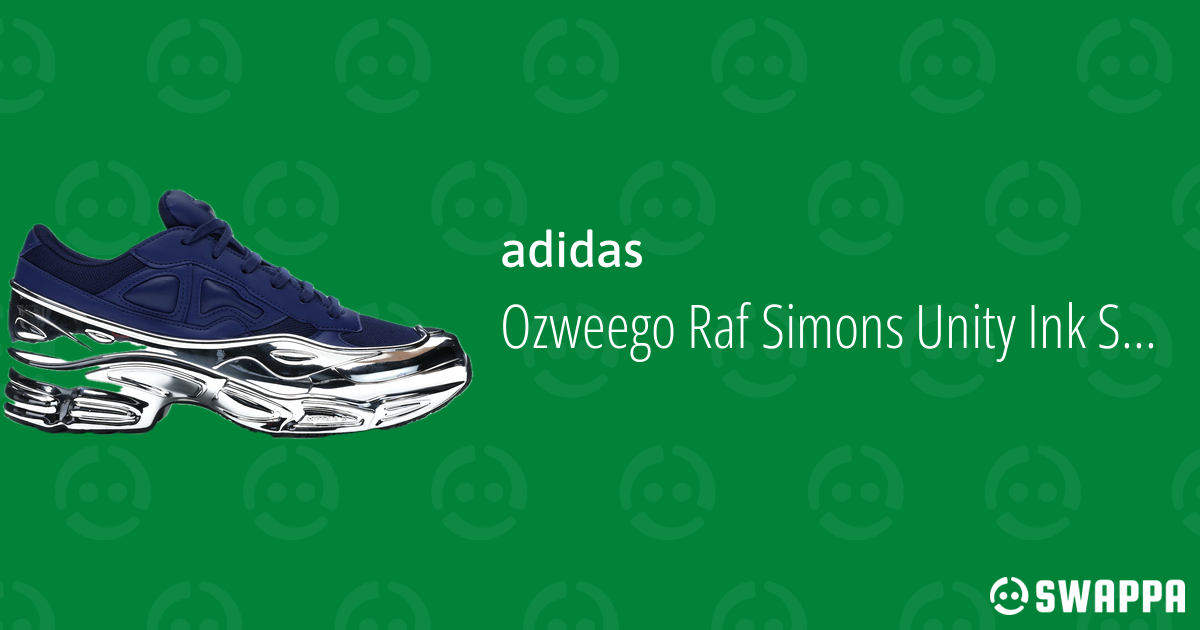 adidas Ozweego Raf Simons Unity Ink Silver Metallic - EE7949 - Swappa