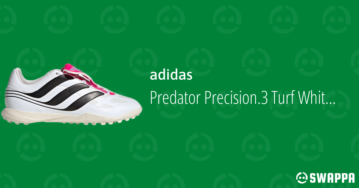 adidas Predator Precision.3 Turf White Team Shock Pink - ID6791 - Swappa