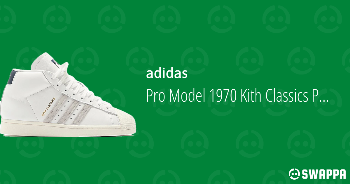 adidas Pro Model 1970 Kith Classics Program White - AAFY3519 - Swappa