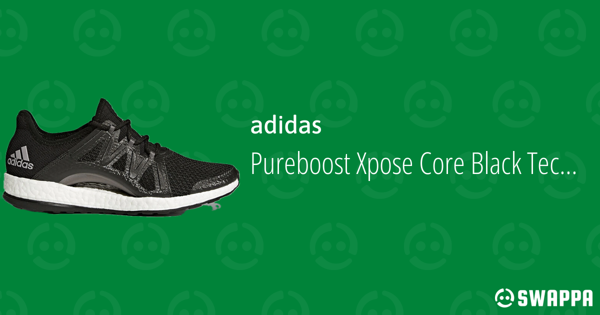 adidas Pureboost Xpose Core Black Tech Silver (Women's) - BB6097 - Swappa