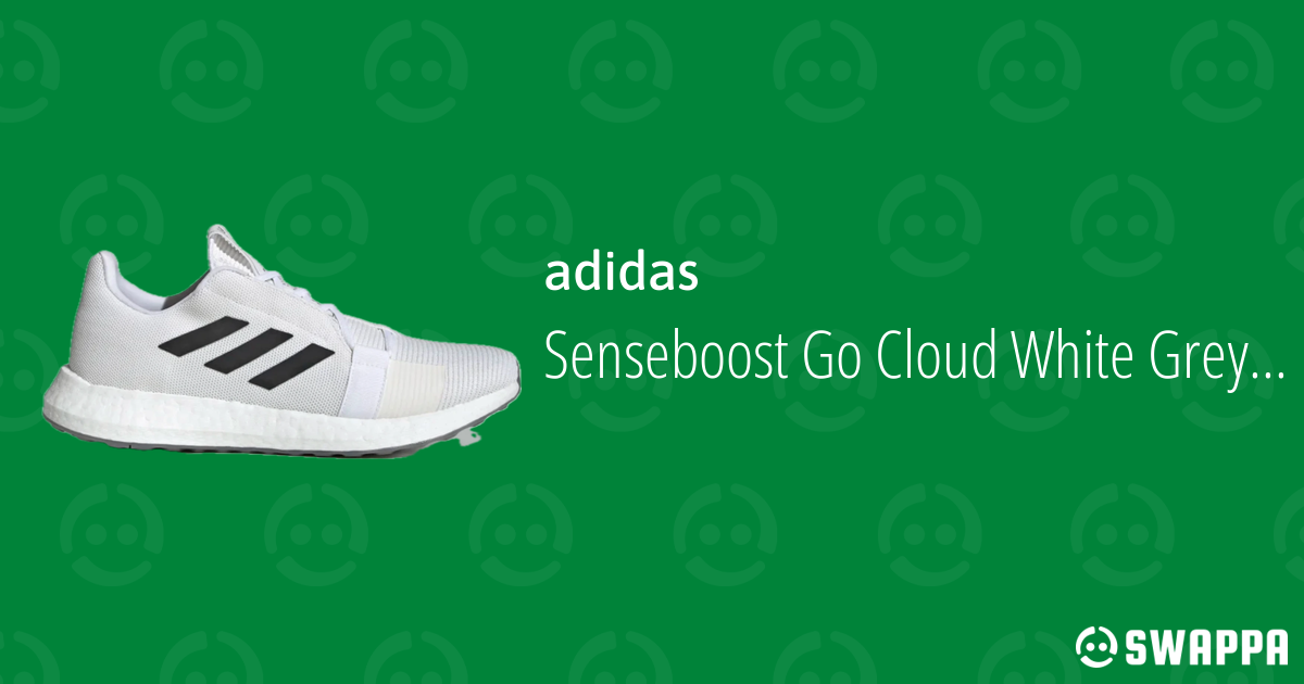 adidas Senseboost Go Cloud White Grey Six - EG0959 - Swappa