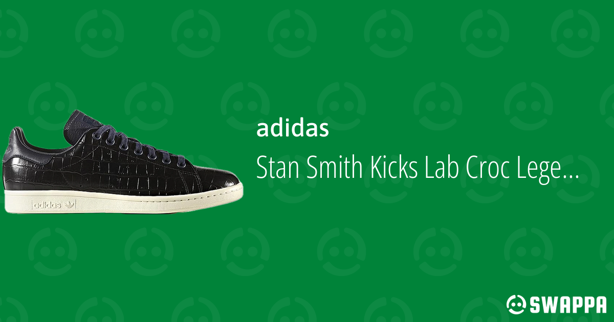 adidas Stan Smith Kicks Lab Croc Legend Ink - BZ0453 - Swappa
