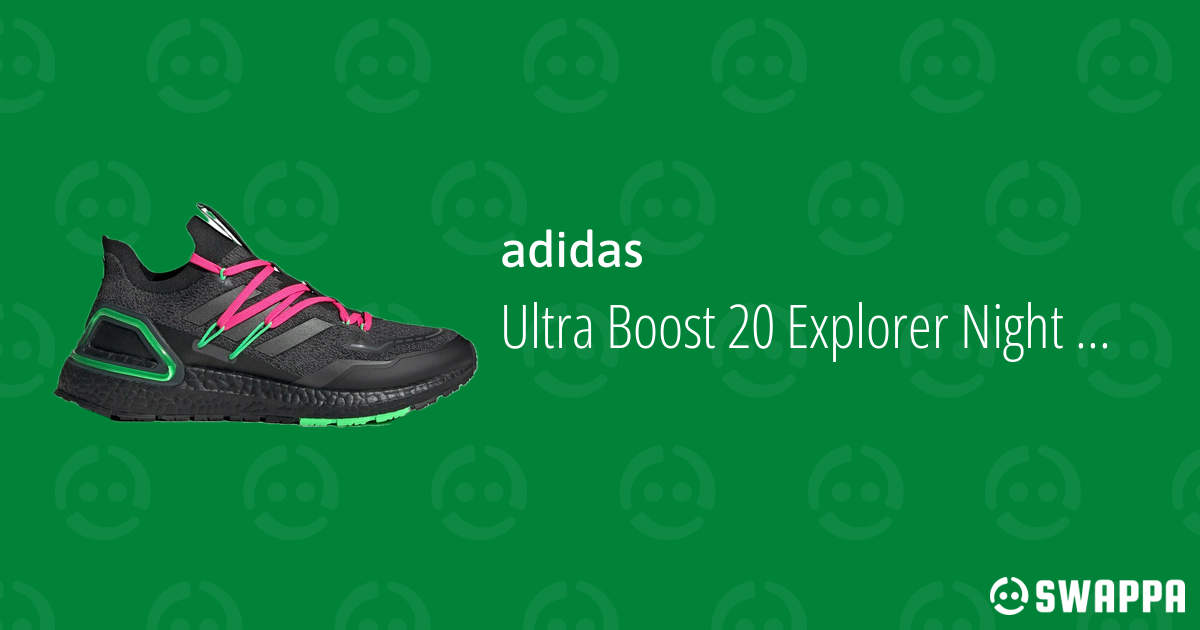 adidas Ultra Boost 20 Explorer Night Metallic Lime - GZ7362 - Swappa