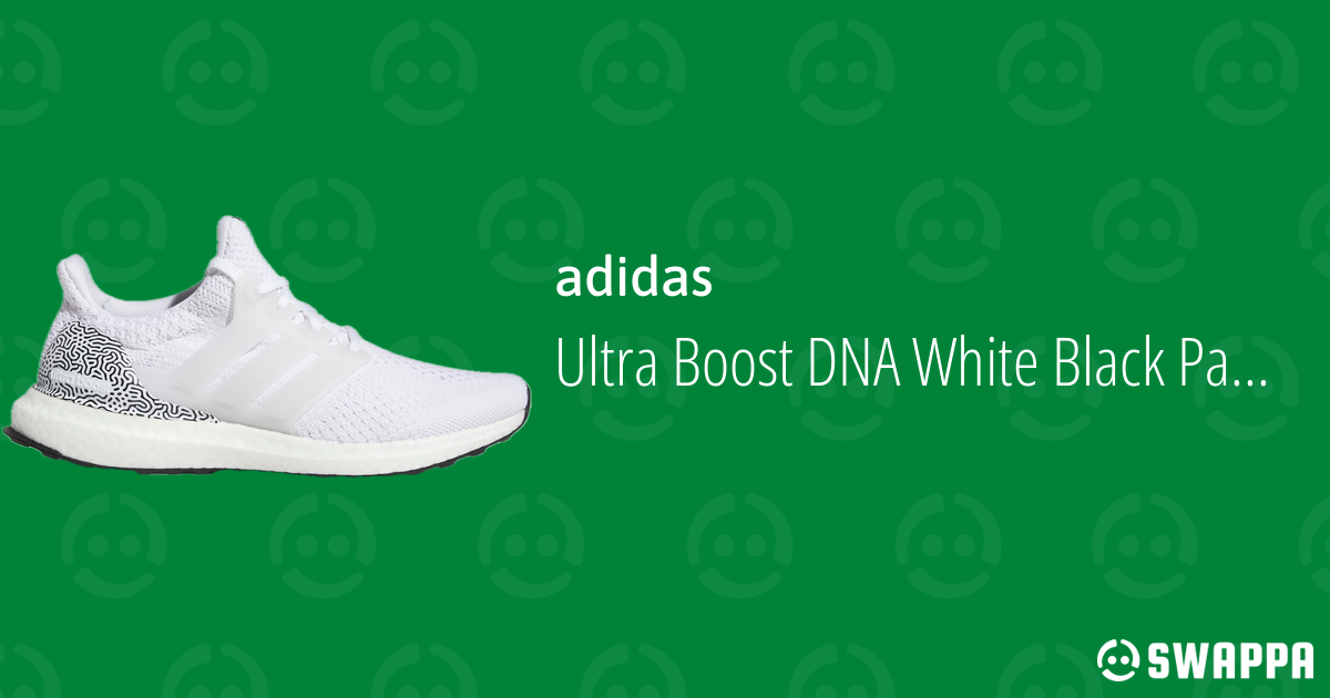 adidas Ultra Boost DNA White Black Pattern (Women's) - GV8718 - Swappa