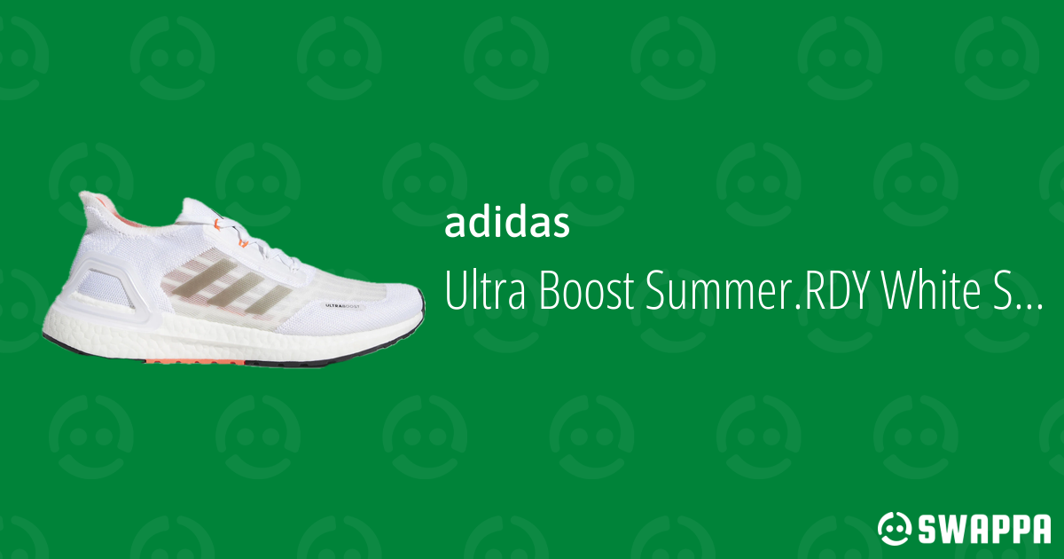 adidas Ultra Boost Summer.RDY White Solar Red (Women's) - EH1208 - Swappa