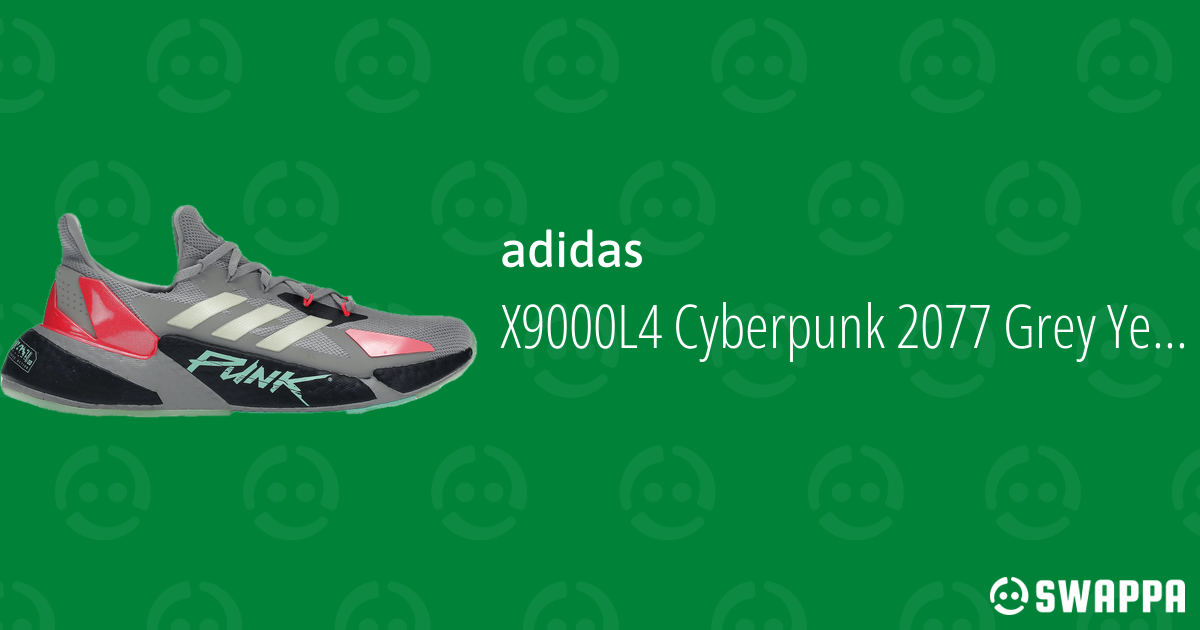 adidas X9000L4 Cyberpunk 2077 Grey Yellow Zest Pink - FZ3092 - Swappa