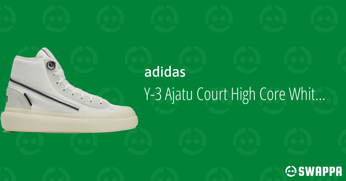 adidas Y-3 Ajatu Court High Core White Orbit Grey Cream White - HR1932 ...