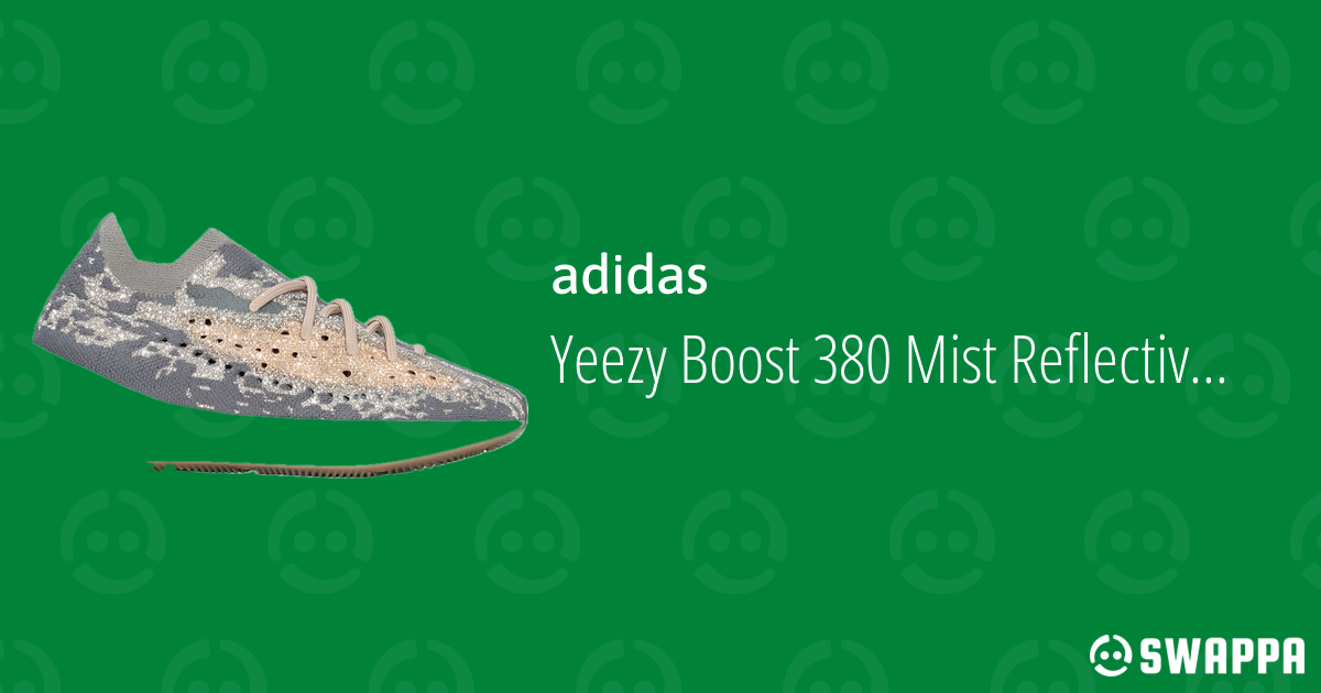 adidas Yeezy Boost 380 Mist Reflective - FX9846 - Swappa