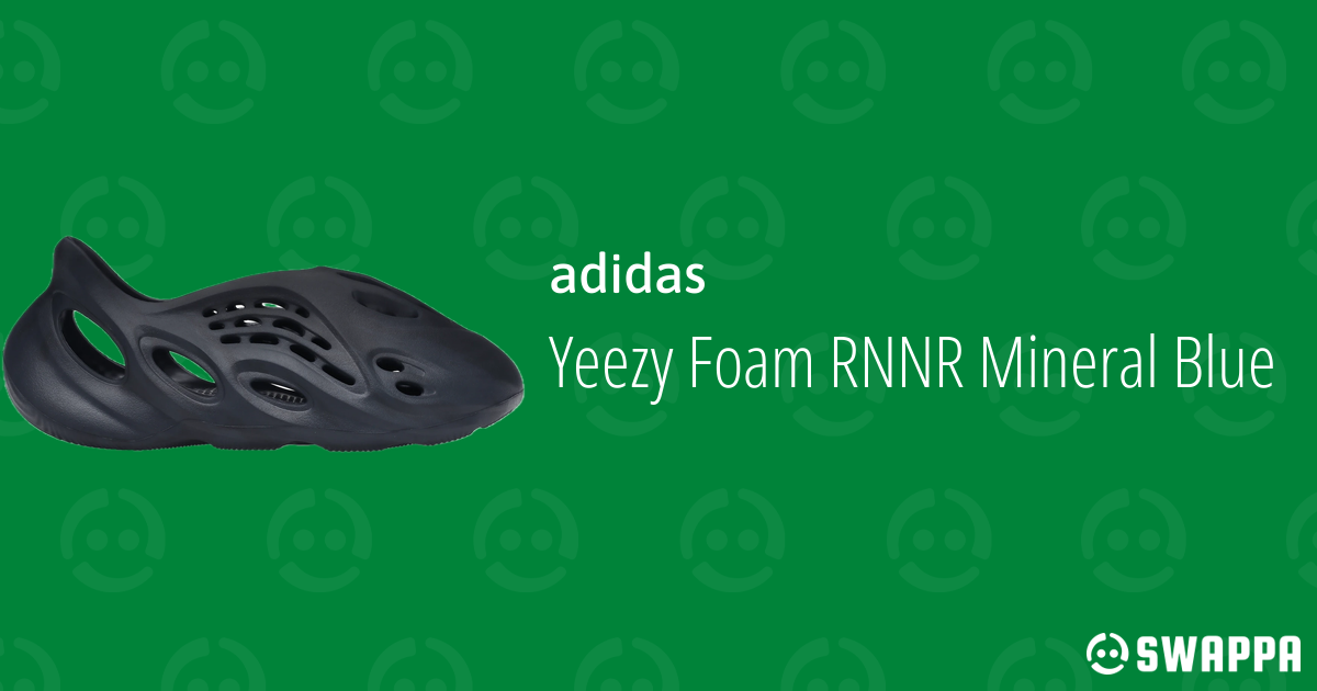 adidas Yeezy Foam RNNR Mineral Blue - GV7903 - Swappa