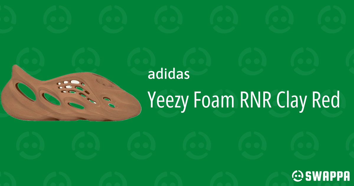 adidas Yeezy Foam RNR Clay Red - HP5335 - Swappa