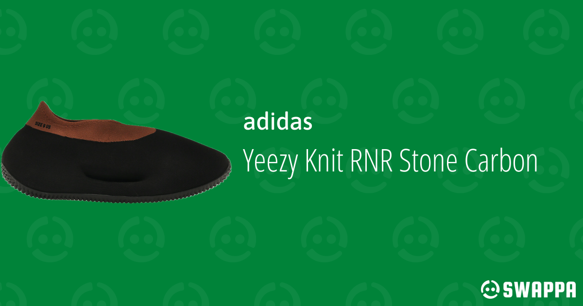 adidas Yeezy Knit RNR Stone Carbon - GY1759 - Swappa
