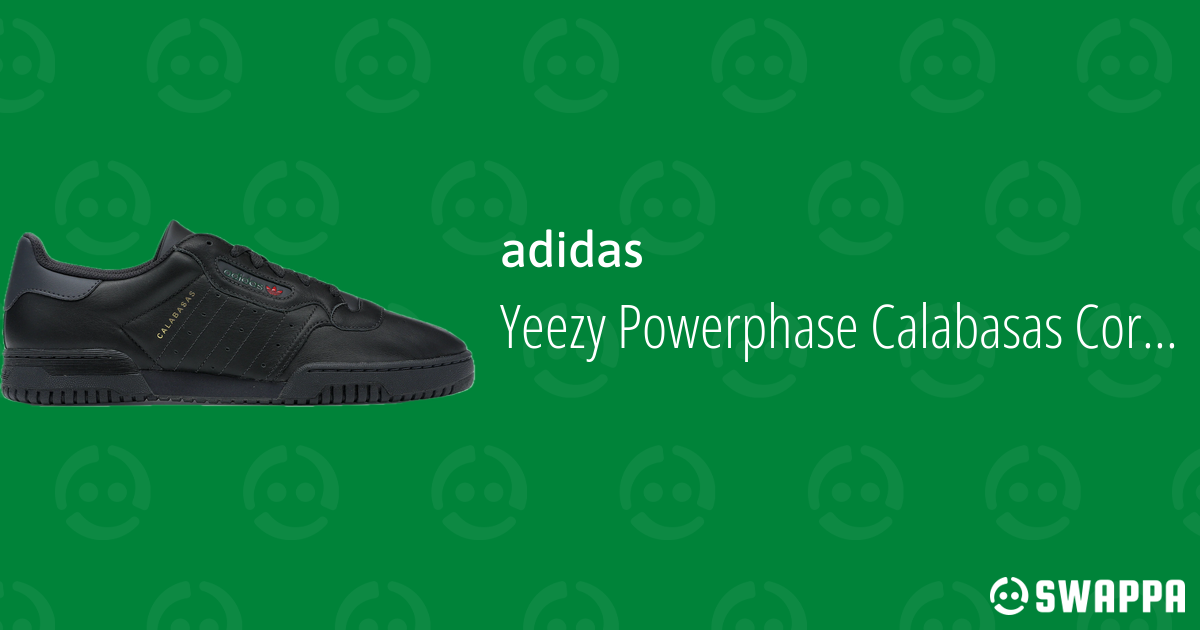 adidas Yeezy Powerphase Calabasas Core Black - CG6420 - Swappa