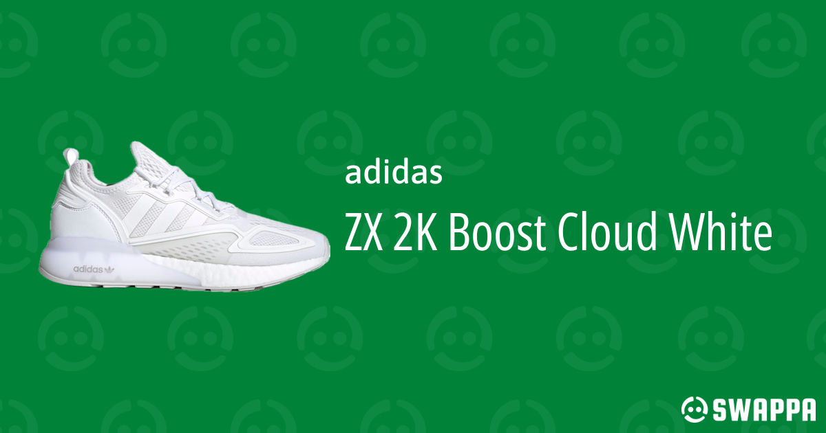 adidas ZX 2K Boost Cloud White - Swappa