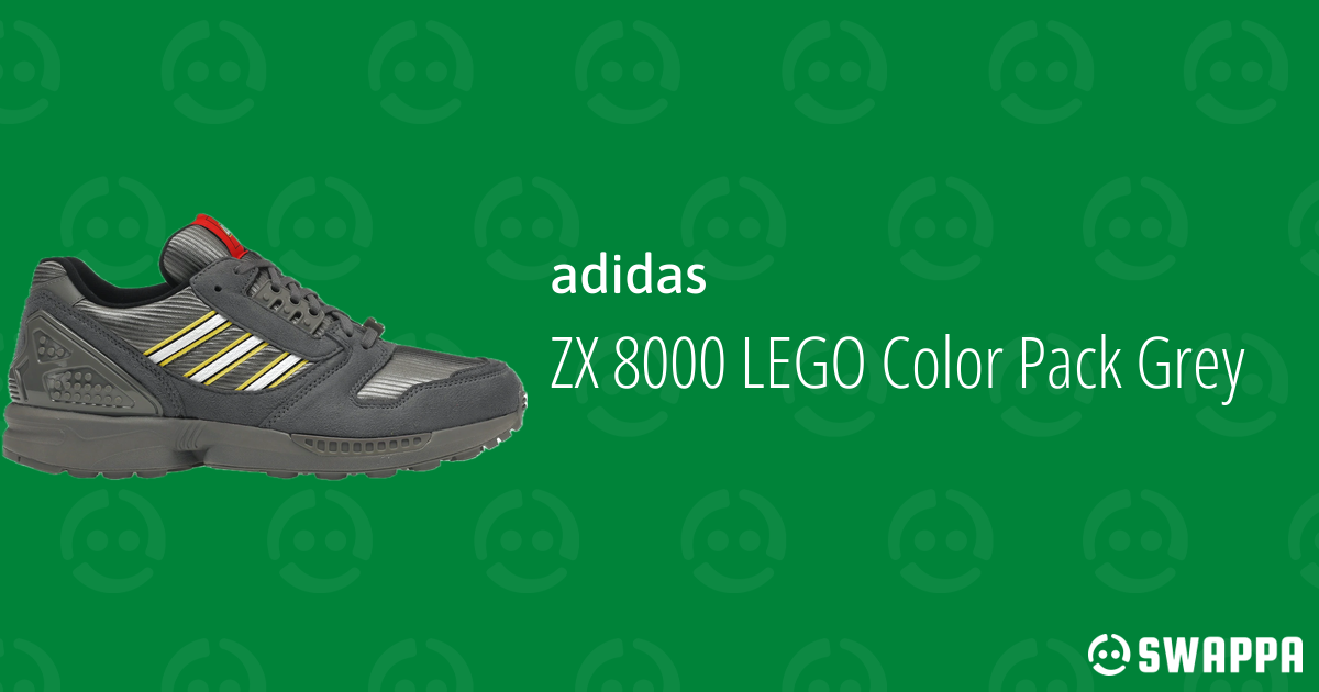 adidas ZX 8000 LEGO Color Pack Grey - FY7080 - Swappa
