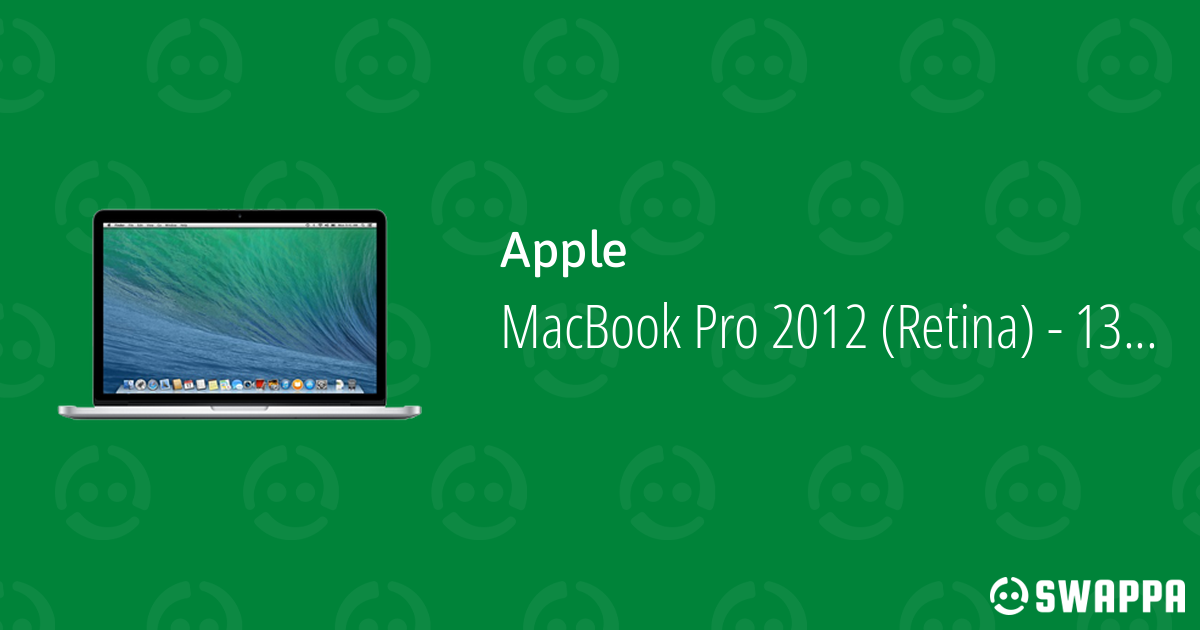 MacBook Pro 2012 (Retina) - 13 inch - Swappa