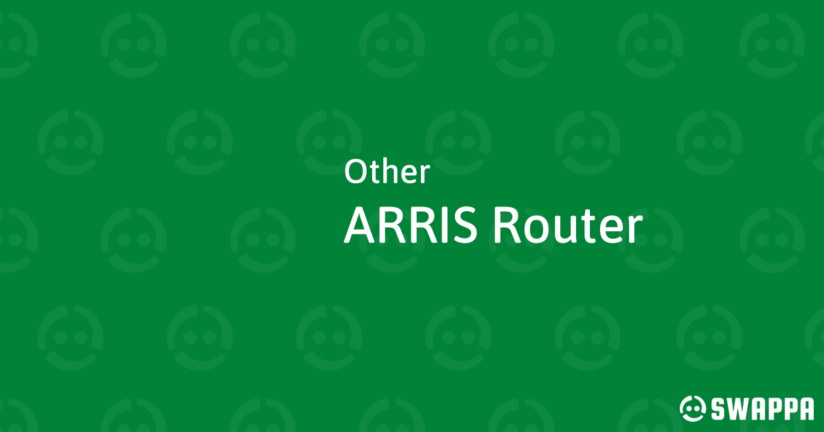 ARRIS Router - Swappa
