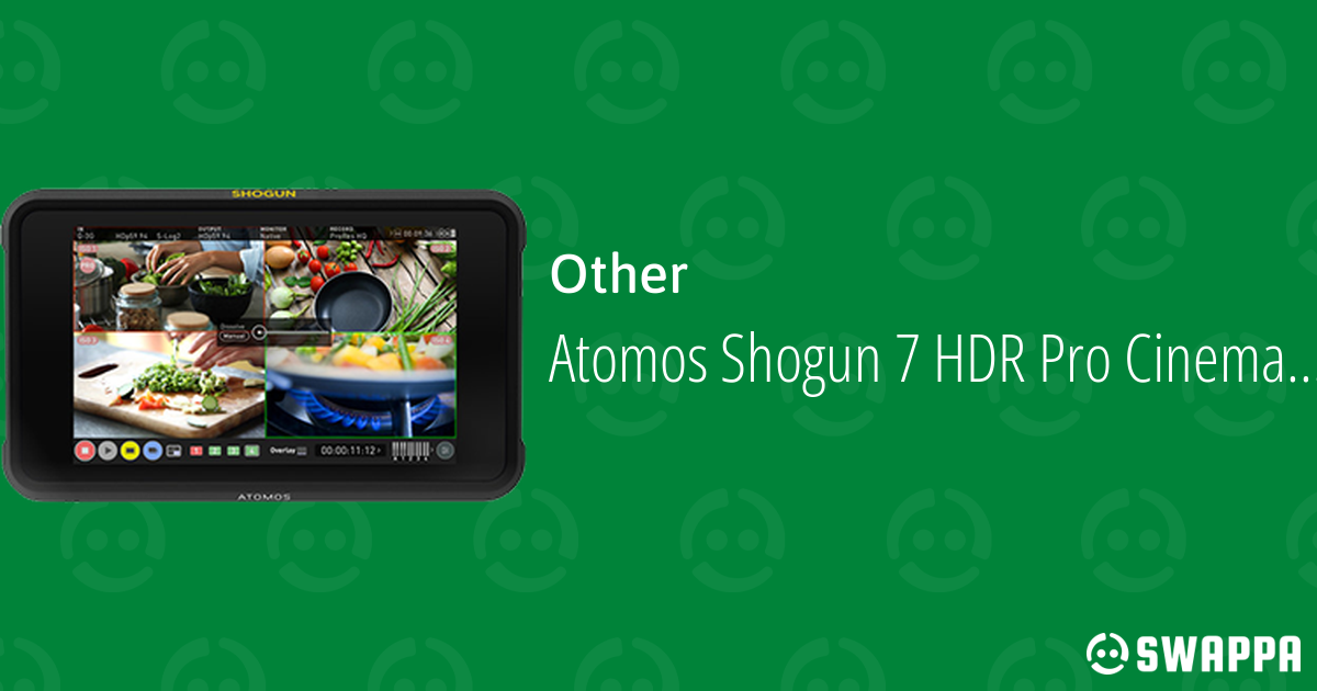 Atomos Shogun 7 HDR Pro Cinema Monitor-Recorder-Switcher - Swappa