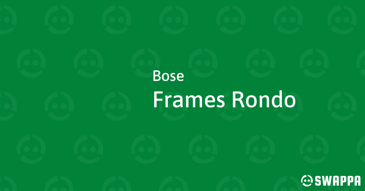 Bose Frames Rondo - Swappa