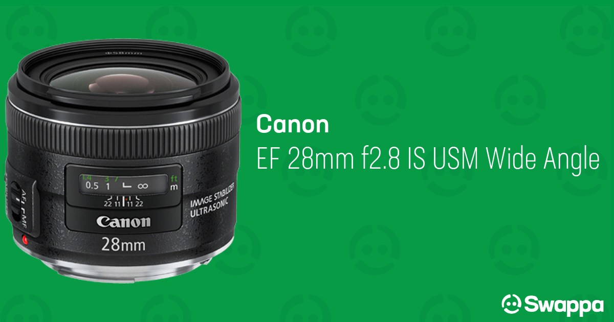 Canon EF 28mm f2.8 IS USM Wide Angle - Swappa