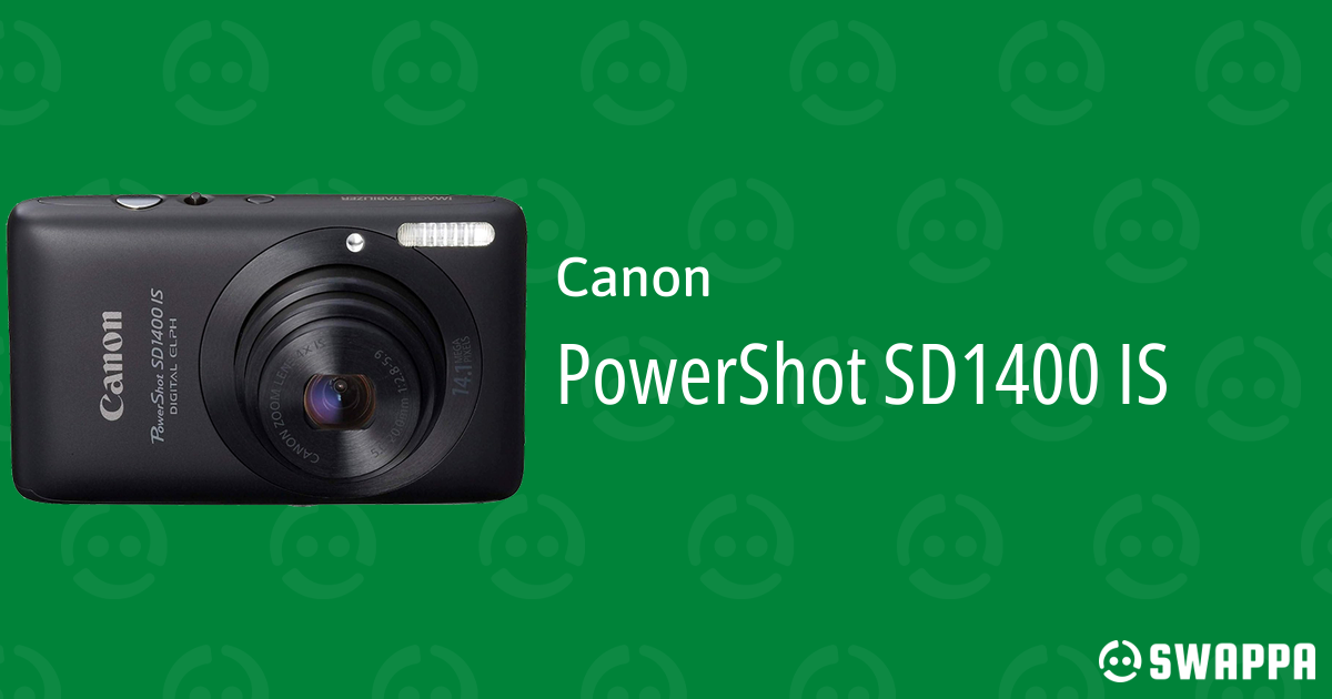 Canon PowerShot SD1400 IS - Swappa