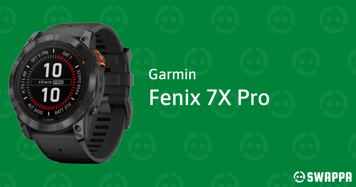 Garmin Fenix 7X Pro - Swappa