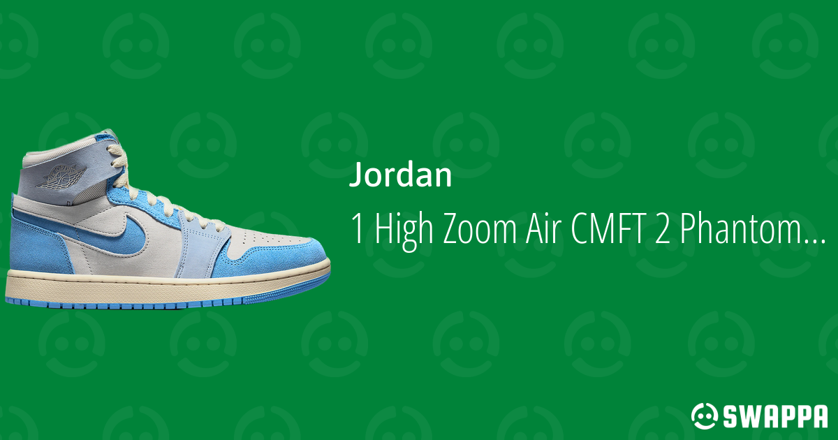 Jordan 1 High Zoom Air CMFT 2 Phantom University Blue (Women's) - DV1305-004 - Swappa