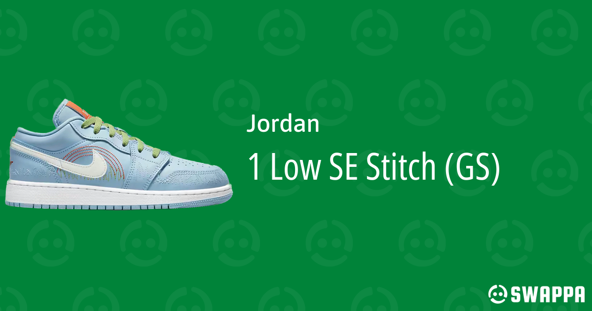 Jordan 1 Low SE Stitch (GS) - Swappa